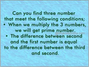 Fun Maths Riddle: Find 3 Numbers | BhaviniOnline.com
