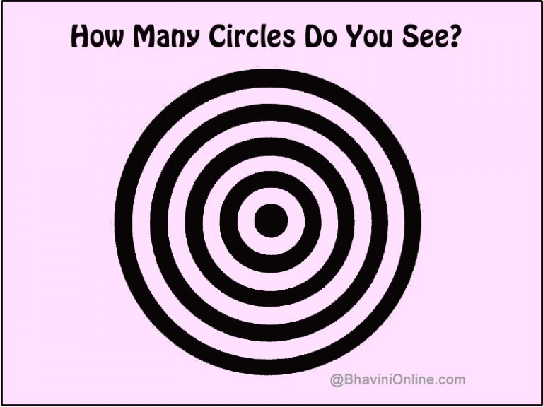 Picture Riddle: How Many Circles Can You Count | BhaviniOnline.com
