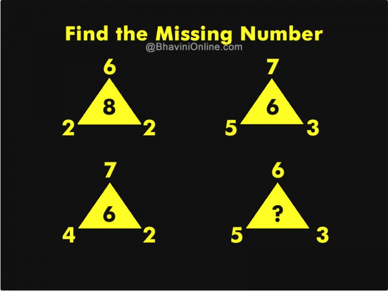 Fun Riddles: Find the Missing Number in the Last Triangle ...