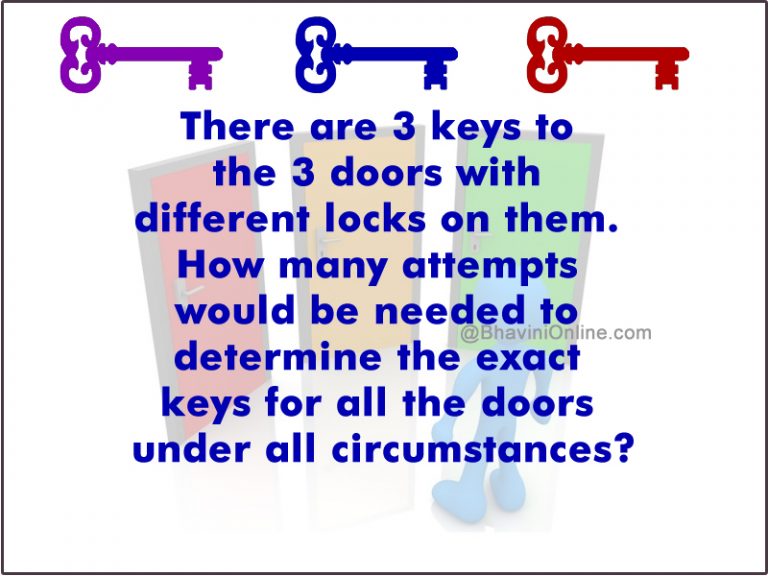 Logical Riddle: How Many Attempts Would Be Needed To Determine The ...