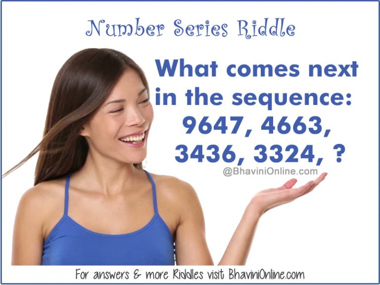 What Comes Next in the Sequence: 9647, 4663, 3436, 3324 ...