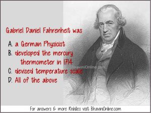 16 Septembre 1736 – Fahrenheit Inventeur et physicien prussien - Nima REJA