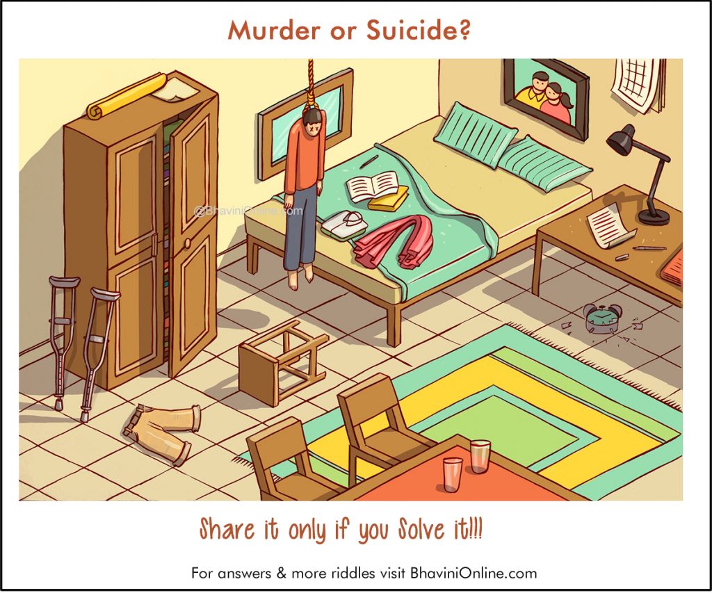 Detective Picture Riddle: Is This a Murder or a Suicide? (IV ...