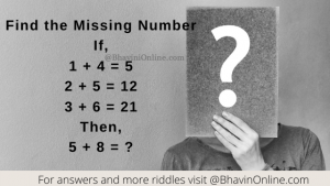 Fun With Numbers Riddle: Find the Missing Number | BhaviniOnline.com